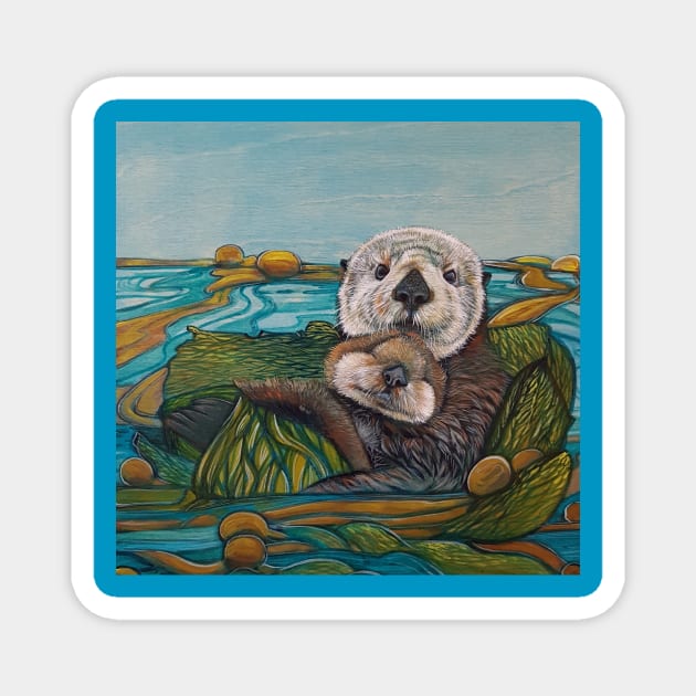 why do otters cuddle