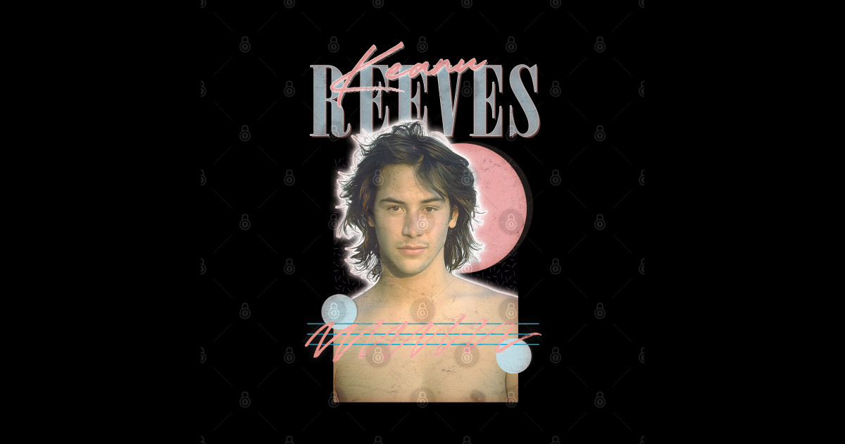 Keanu Reeves ---- Retro 90s Aesthetic - Keanu Reeves - Magnet | TeePublic
