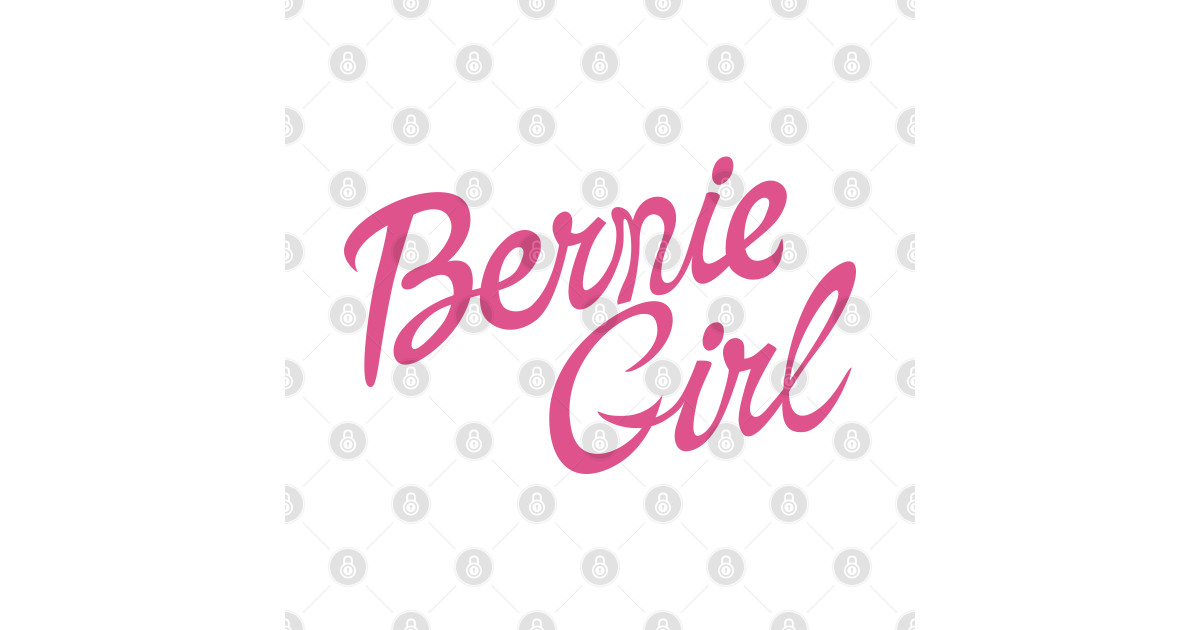 Bernie Girl pink - Bernie Sanders - T-Shirt | TeePublic