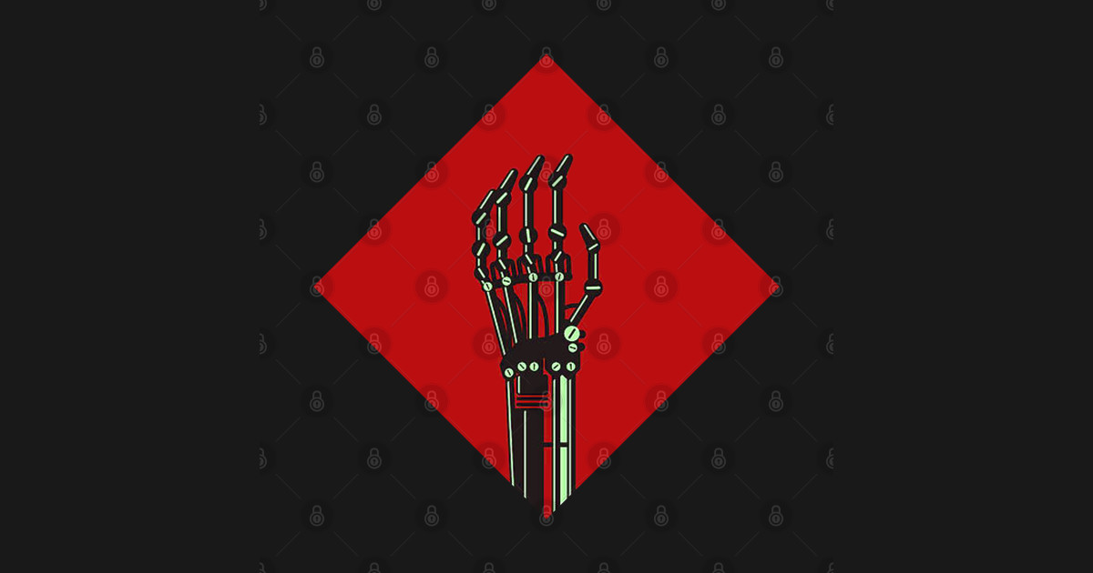 Skynet Skeleton Hand - Terminator - T-Shirt | TeePublic