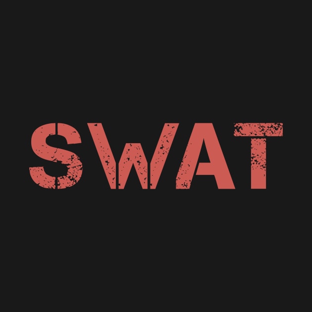 Vintage SWAT Text - Swat - T-Shirt | TeePublic