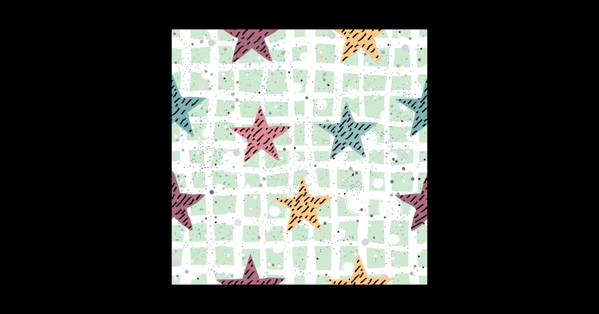 Star Pattern - Star Pattern - Sticker | TeePublic