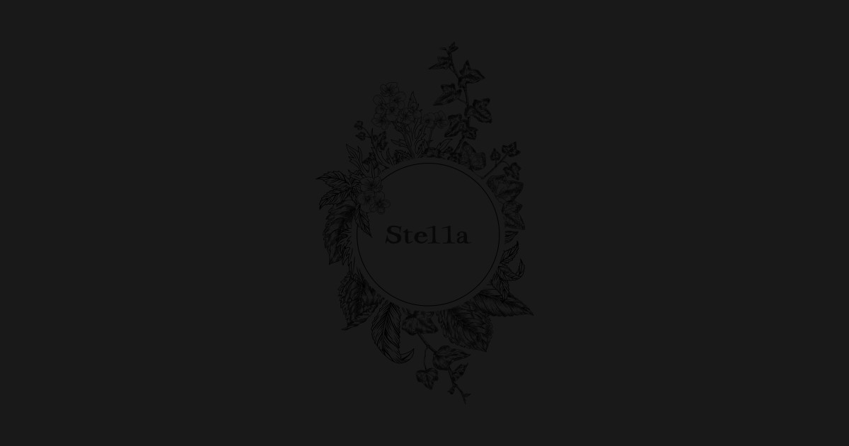 Baby Girl Name Sign Stella in Vintage Floral Frame | New Baby Girl Gift ...