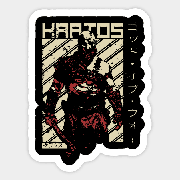 Kratos God of War - Video Game - Kratos God Of War - Sticker | TeePublic