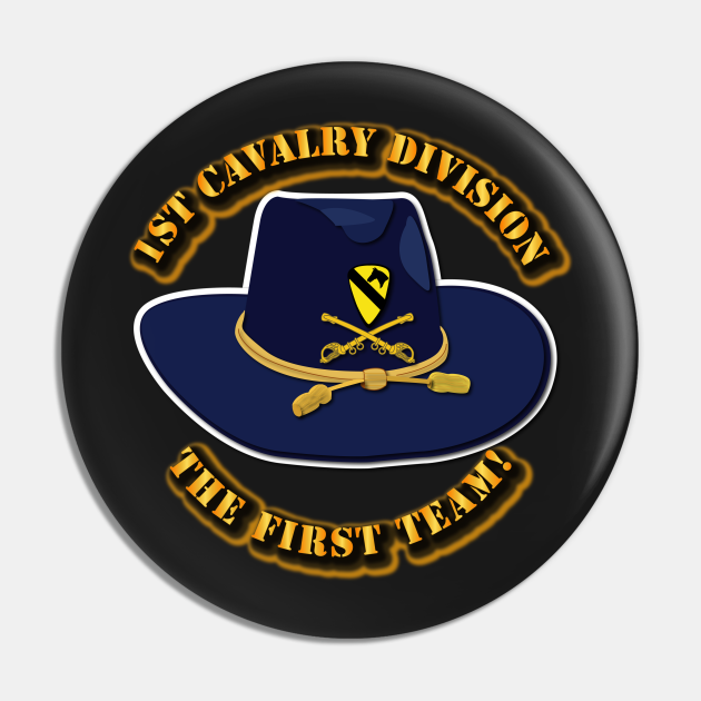 1st Cavalry Division - Cav Hat - 1st Cavalry - Pin | TeePublic