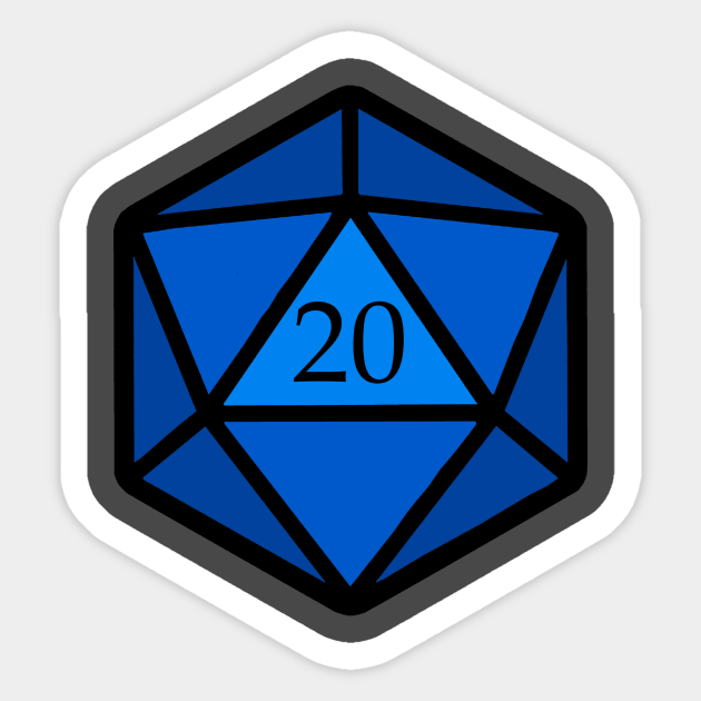 Nat 20 - Dnd - Sticker | TeePublic