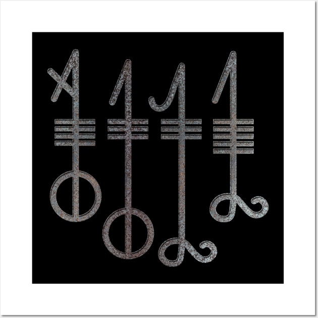 Svefnthorn symbol - metallic texture - Svefnthorn - Posters and Art ...
