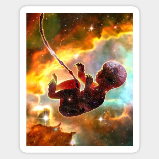 Space embryo - Embryon - Sticker | TeePublic