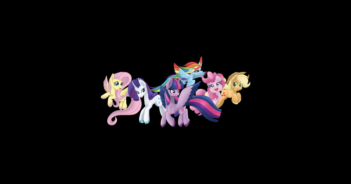 My Little Pony Mane Six - Mane Six - Sticker | TeePublic