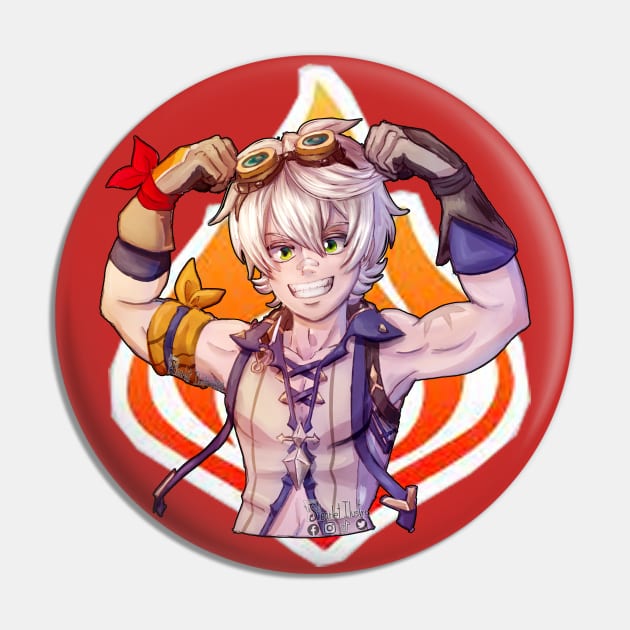 Genshin Impact_Bennett - Bennett - Pin | TeePublic