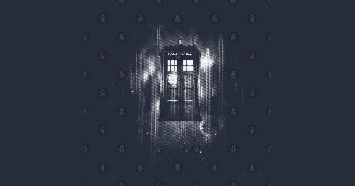 Time blur - Tardis - T-Shirt | TeePublic