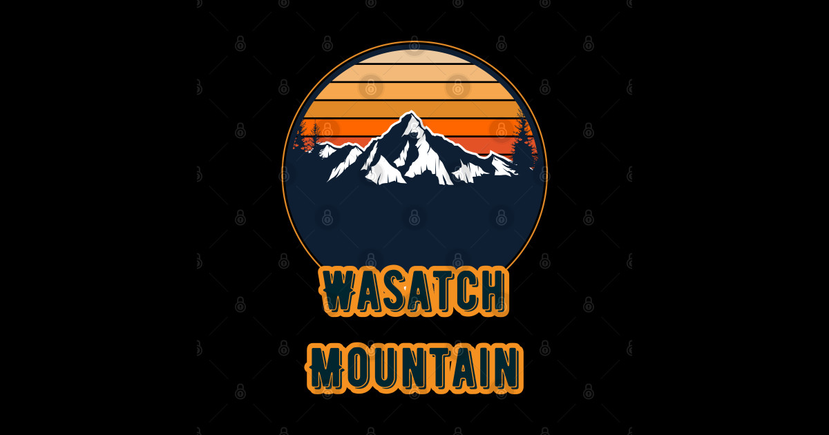 Wasatch Mountain - Wasatch Mountain - Sticker | TeePublic