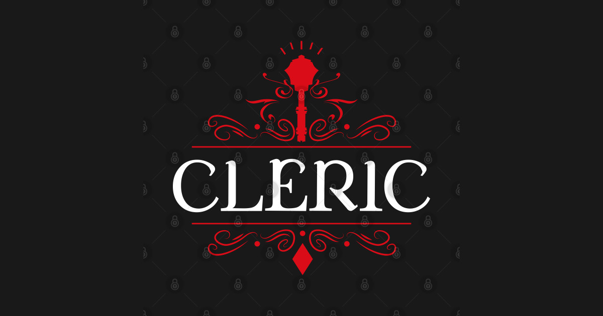 Cleric Game Night Uniform Tabletop RPG Character Classes Series ...