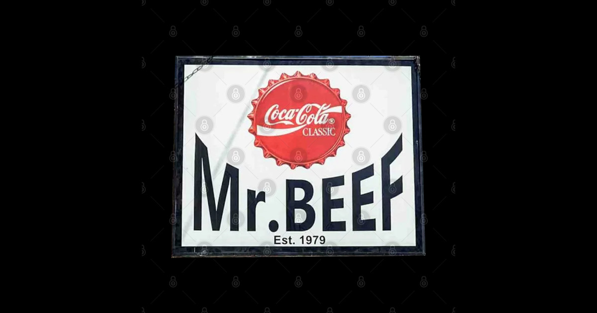 Mr. Beef - The Bear - Sticker | TeePublic