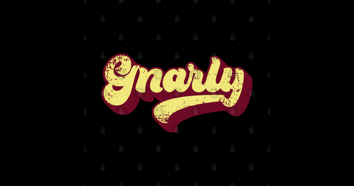 Gnarly Retro 70s Surf - Retro Surfing - Sticker | TeePublic
