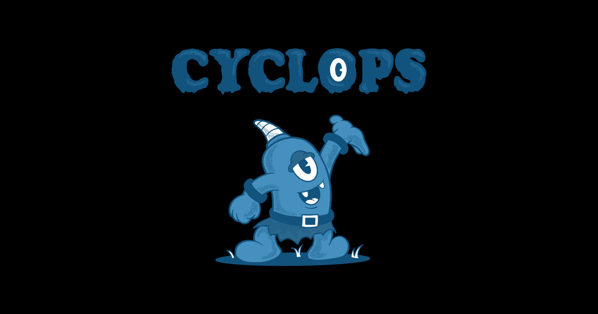 Cyclops Cartoon - Cyclops - Sticker | TeePublic