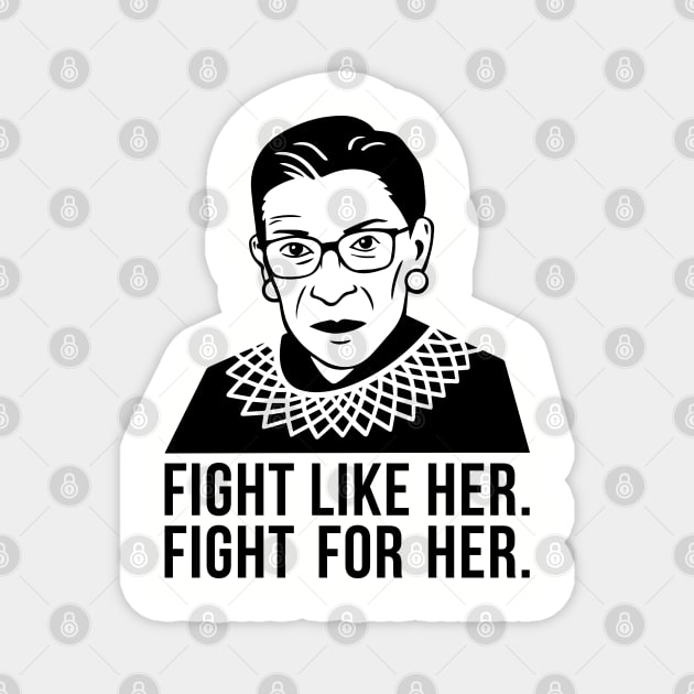 Fight for RBG - Rbg - Magnet | TeePublic