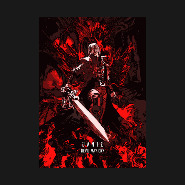Classic Dante Vector - Dante - T-Shirt | TeePublic