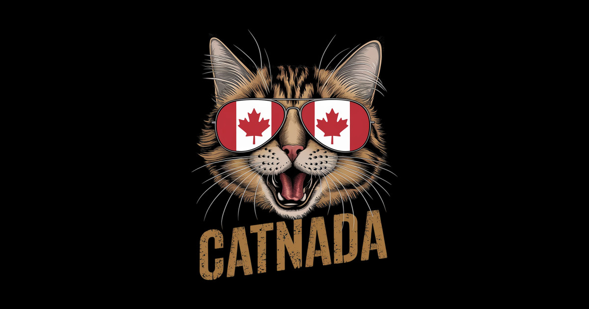 Catnada Canadian Cat Animal Canada Day Canada - Catnada Canadian Cat ...