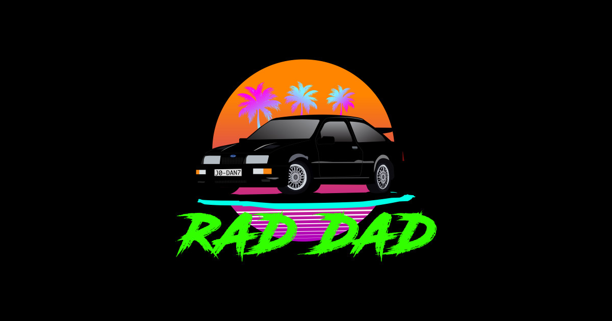 Rad Dad - Dad - Sticker | TeePublic