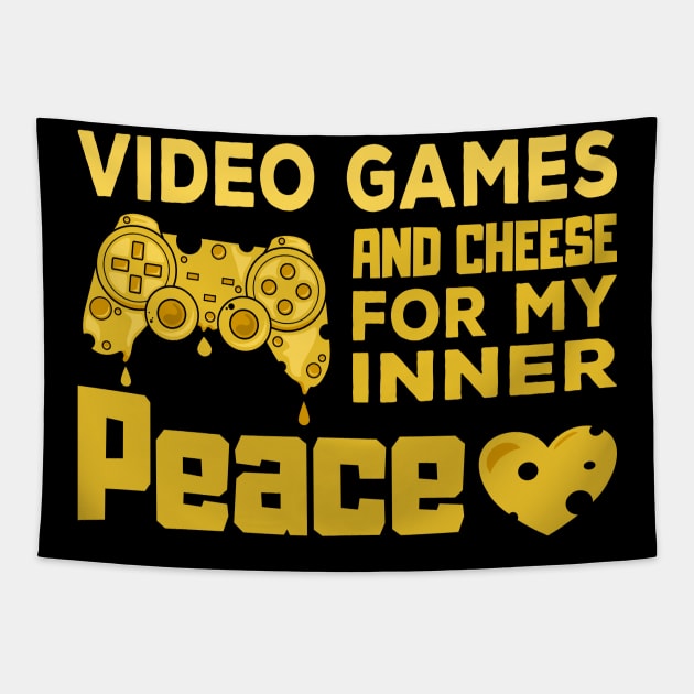 Video Games Gaming Cheese Love Gift - Gaming Video Game Player Gift ...