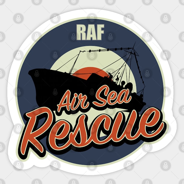 RAF Air Sea Rescue - Royal Air Force Search And Rescue - Sticker ...