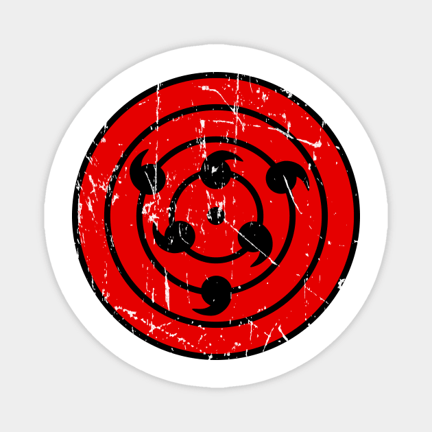 Rinnegan nine tomoe red symbol - Rinnegan - Magnet | TeePublic