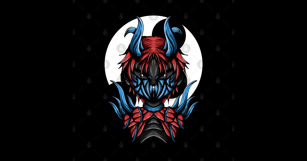 Artwork Illustration Of Devil Meat - Illustrations - Sticker | TeePublic