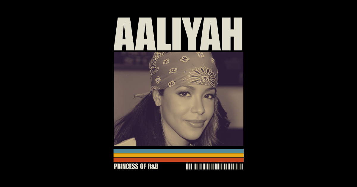 Aaliyah Vibes – 90s R&B Legend Aesthetic Art - Aaliyah - Sticker ...