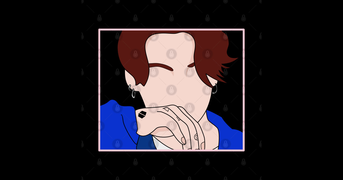 K-POP BOY FLAT DESIGN DAEBAK FANART - Kpop - Sticker | TeePublic