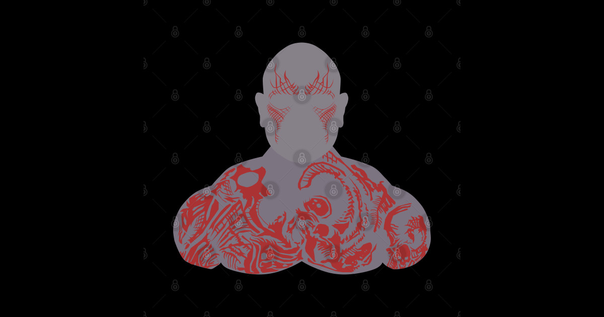 Drax The Destroyer Minimalist - Drax The Destroyer - Sticker | TeePublic