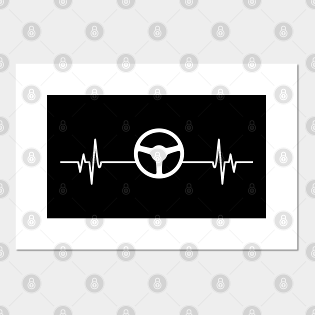 Car Race heartbeat - Cool Funny Driving Lover Gift - Car Racing ...