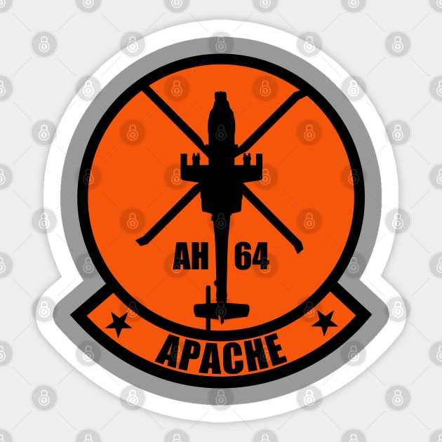 AH-64 Apache Patch - Apache Helicopter Gunship - Sticker | TeePublic
