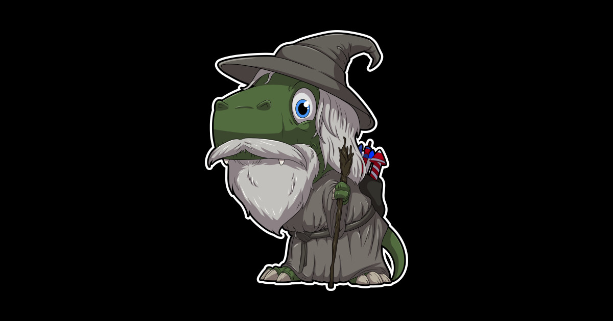 Dino Wise Wizard - Dinotropolis - Posters and Art Prints | TeePublic