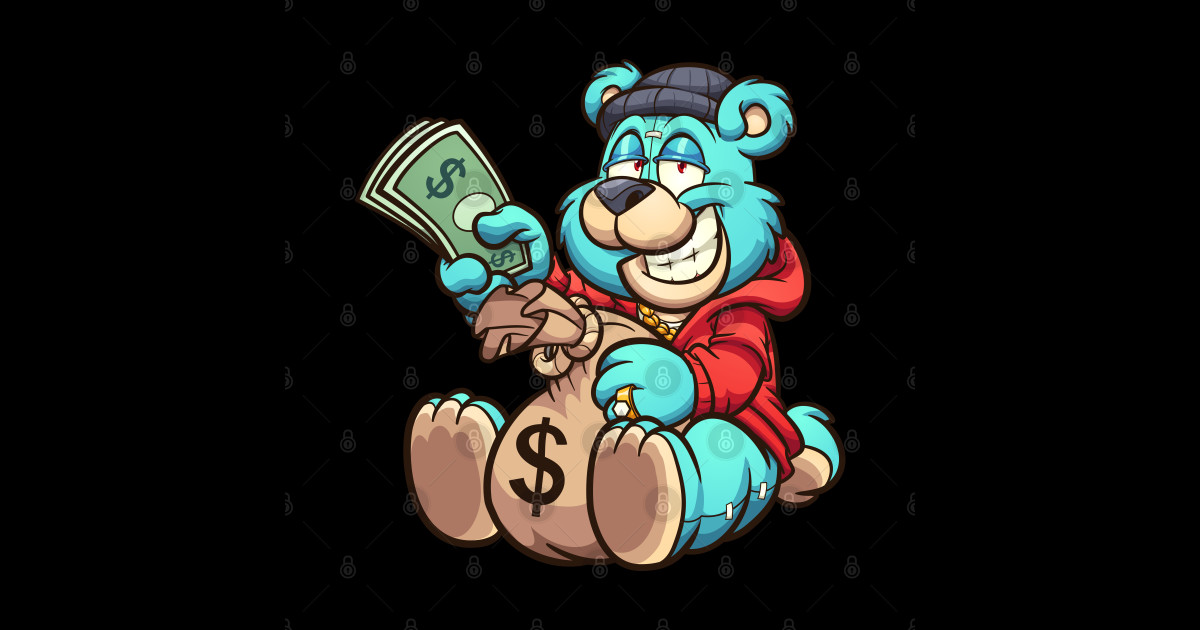 Money Bear - Teddy Bear - Posters and Art Prints | TeePublic