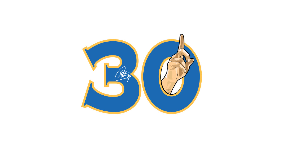 Curry 30 On White - Stephen Curry - T-Shirt | TeePublic
