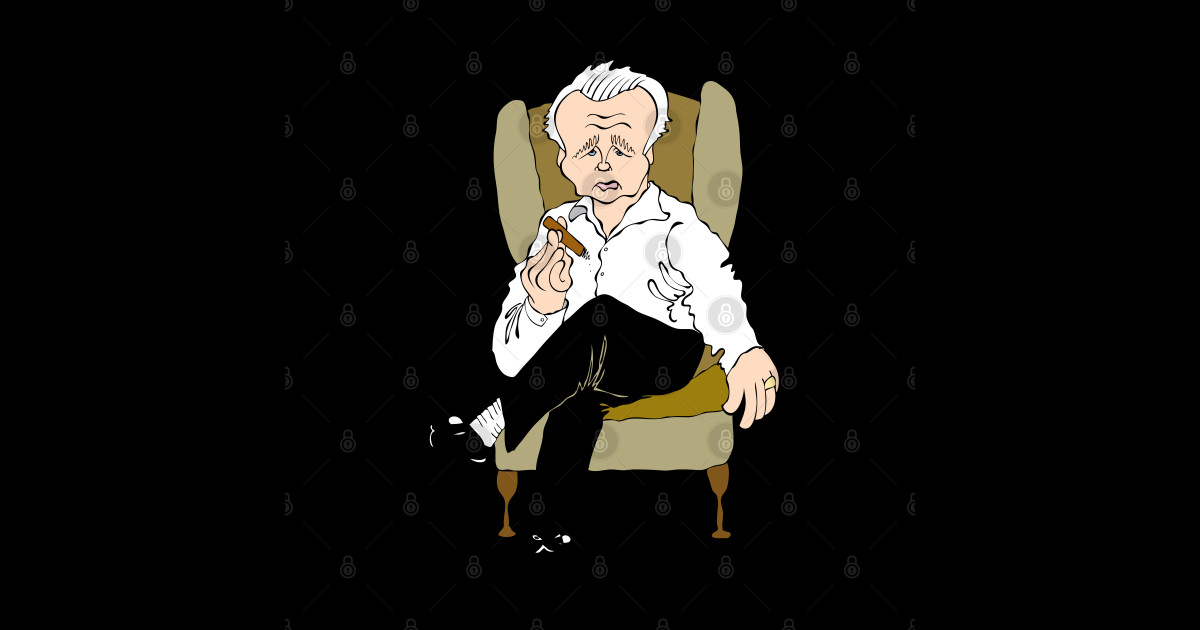 TV SITCOM ICON - Archie Bunker - Sticker | TeePublic