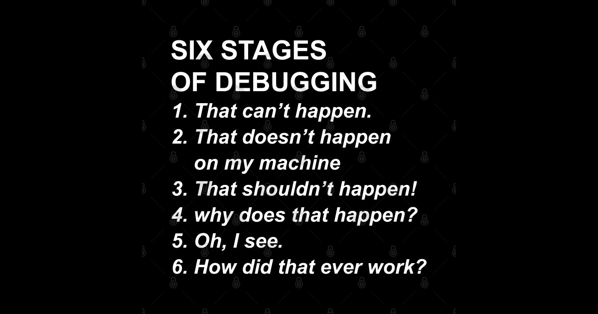 Debugging Designs for Programming Coder Humor Fans - Programmer Gifts ...