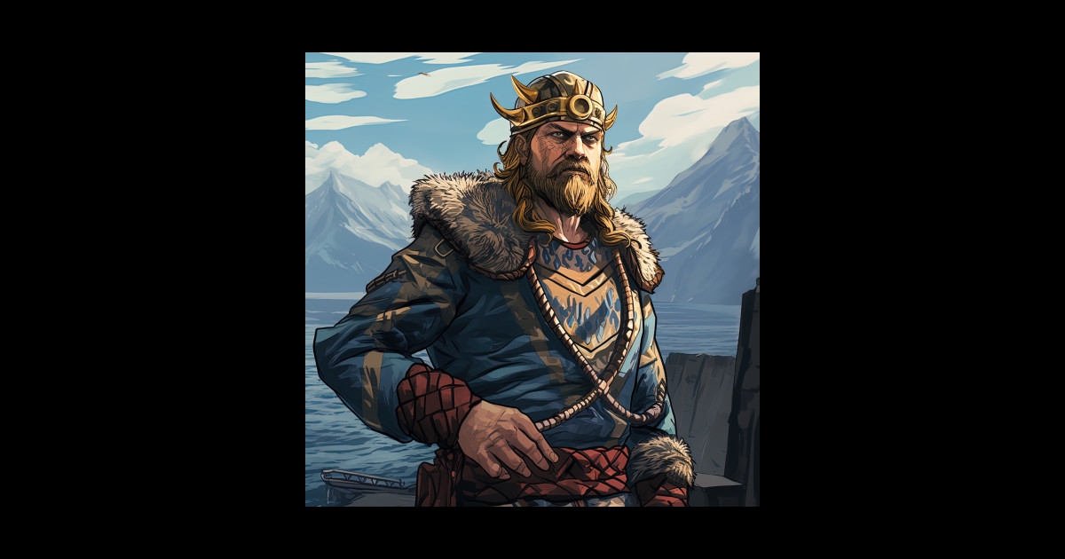 Leif Erikson - Art Nouveau - Sticker | TeePublic