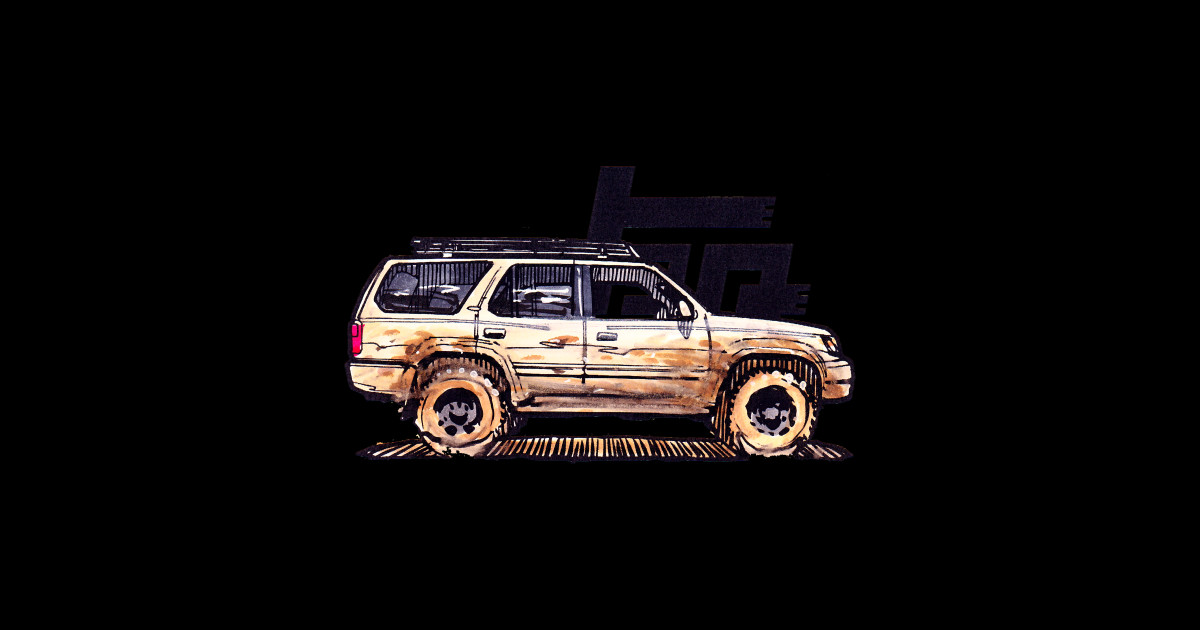 3rd Gen 4Runner TRD - Tan - 4 Runner - Sticker | TeePublic