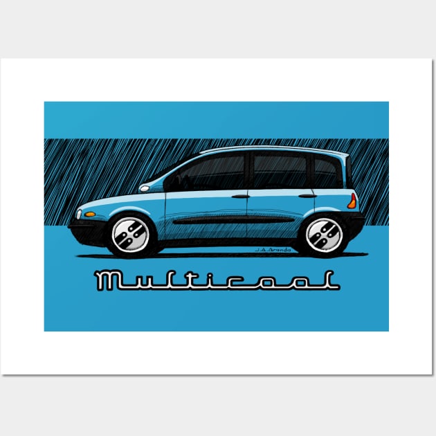 My drawing of the most bizarre, clever and cool minivan ever - Fiat ...
