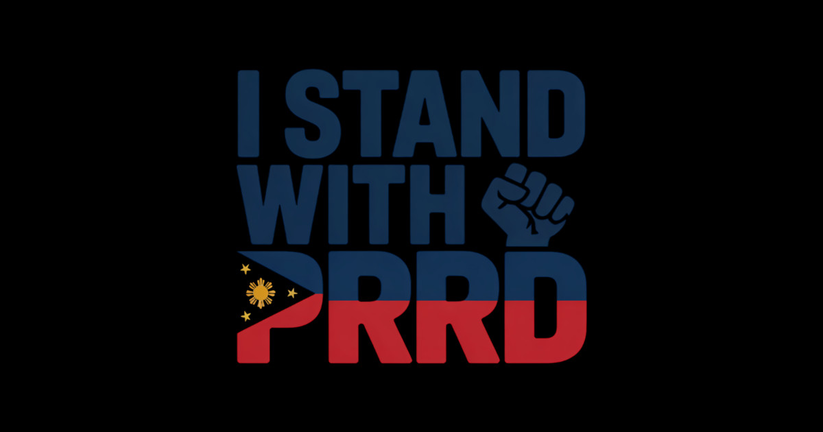 I Stand For Duterte Vintage Free Duterte - I Stand With Prrd - Sticker ...