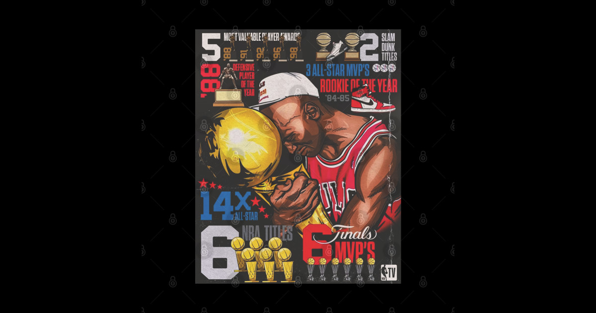 Michael Jordan Basketball Legend - Michael Jordan - Sticker | TeePublic