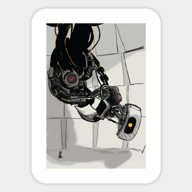 GLadOS - Portal - Sticker | TeePublic