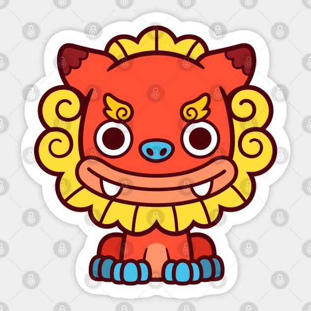 Shisa Kawaii - Shisa - Sticker | TeePublic