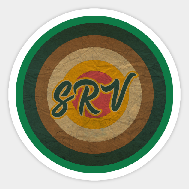 Stevie Ray Vaughan - Srv - Sticker | TeePublic