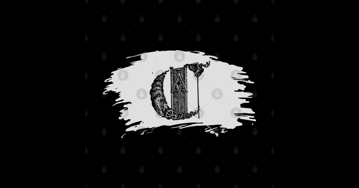Gothic letter C – Alphabet typography - Gothic Letter - T-Shirt | TeePublic