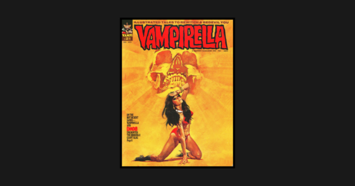 A GREAT VINTAGE VAMPIRELLA - A Great Vintage Vampirella - T-Shirt ...