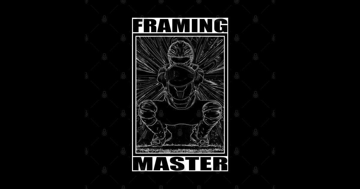 Catcher Framing Master - Catcher - Sticker | TeePublic
