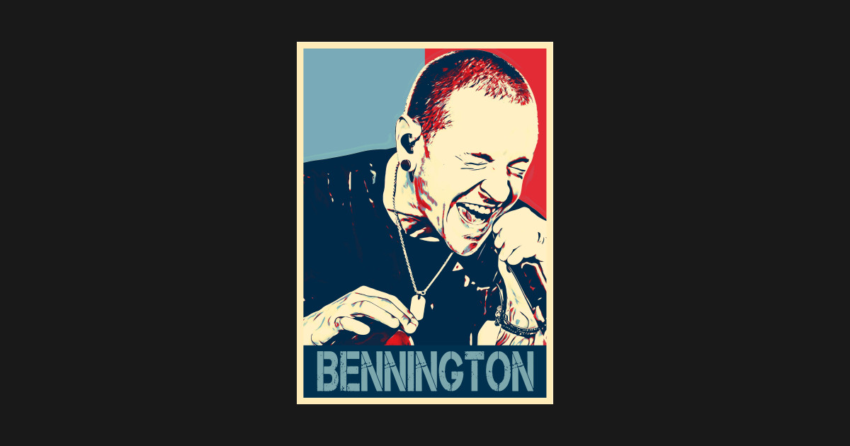 bennington never die // LP - Chester Bennington - T-Shirt | TeePublic